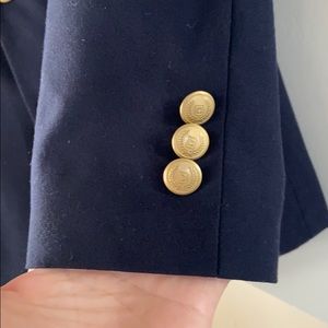 Chaps | Jackets & Coats | Chaps Navy Blue Blazer Jacket Gold Buttons ...